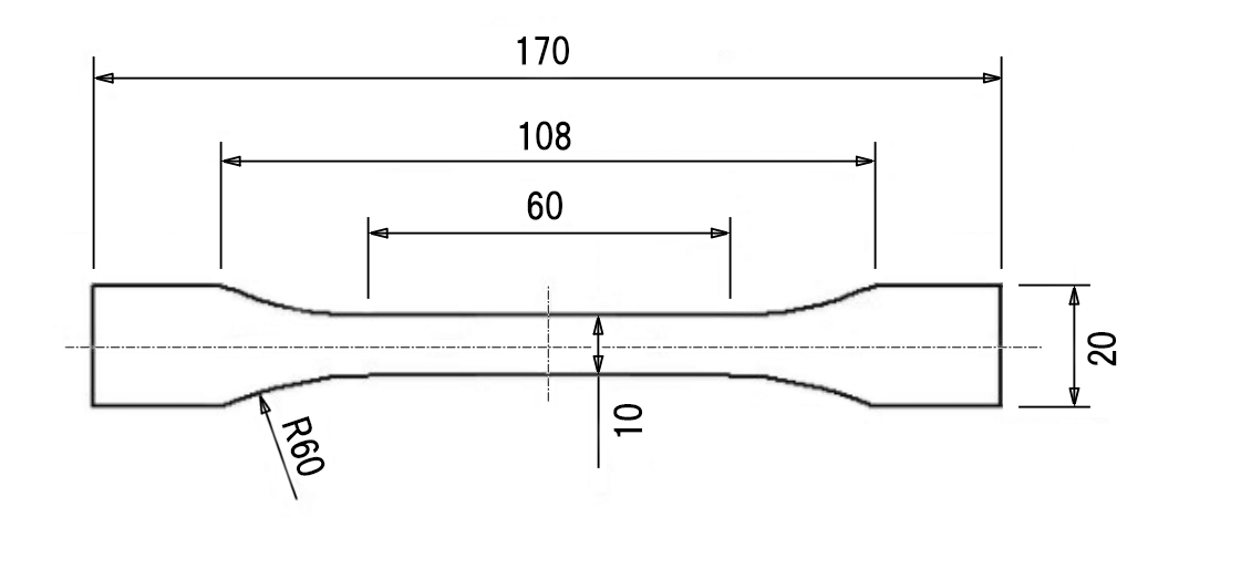 JIS K7139 プラスチック-試験片 タイプA2 t3.0mm 【ポリカーボネート(カラー:透明,グレード:カーボグラス ポリッシュ)】価格 | 標準試験片 オンラインショップ | 試験片 ...